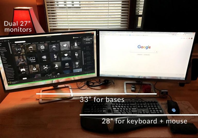 The best standing desks and converters for dual monitor setups ...